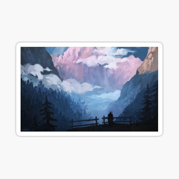 "wanderer" Sticker for Sale by arnaerr | Redbubble