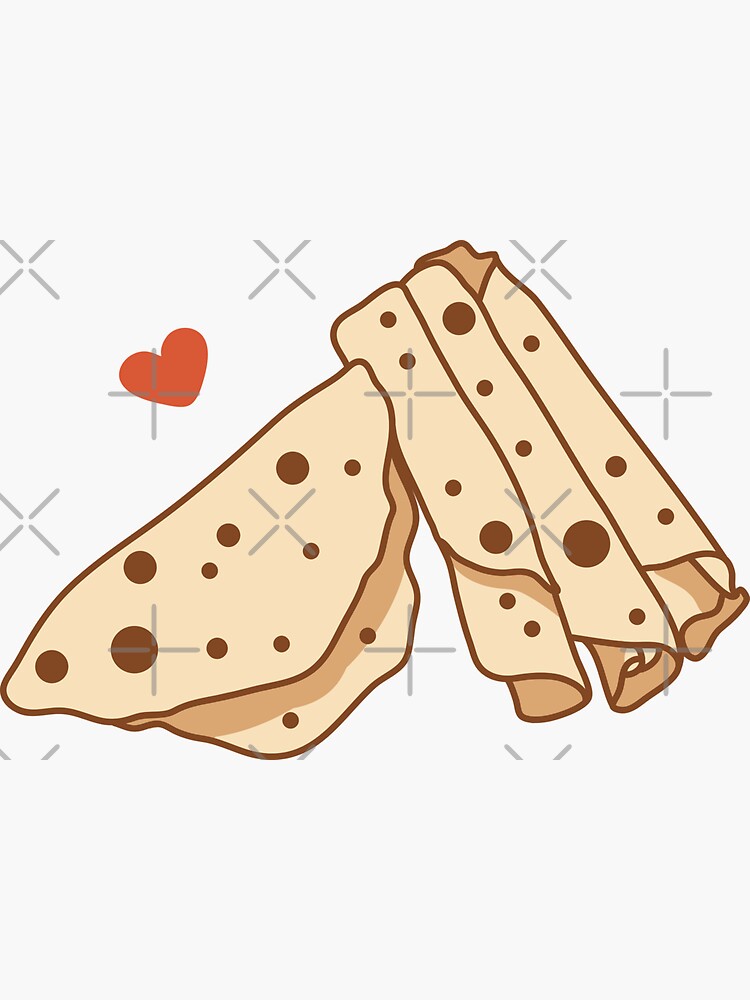 "I Love Lefse" Sticker for Sale by LaurenceLeela | Redbubble