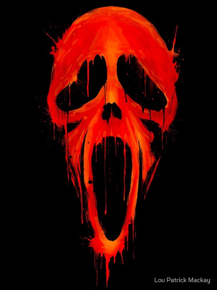 "Bloody Scream" iPhone Case for Sale by opawapo | Redbubble