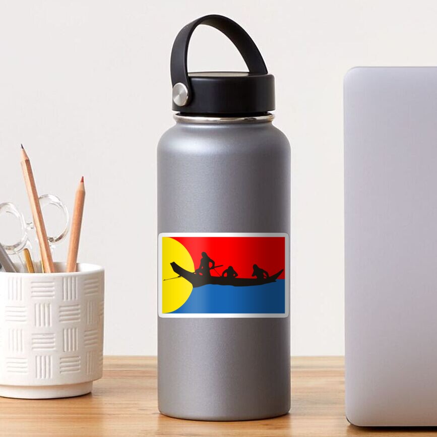 "Native American Flag Clatsop Tribe Oregon and Washington" Sticker for ...