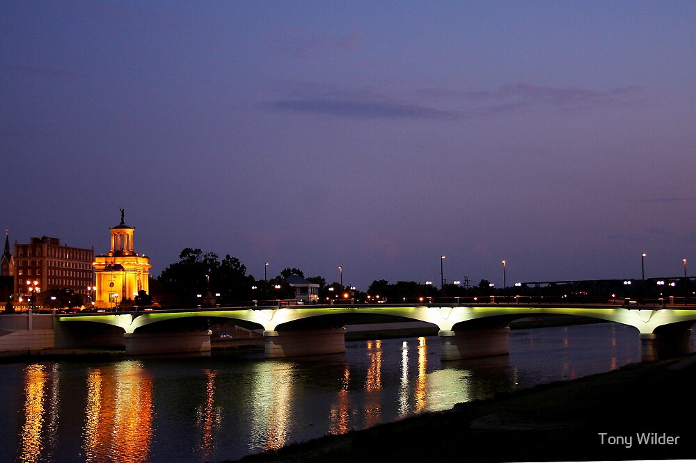 "Main High Street Bridge - Hamilton Ohio II" by Tony Wilder | Redbubble