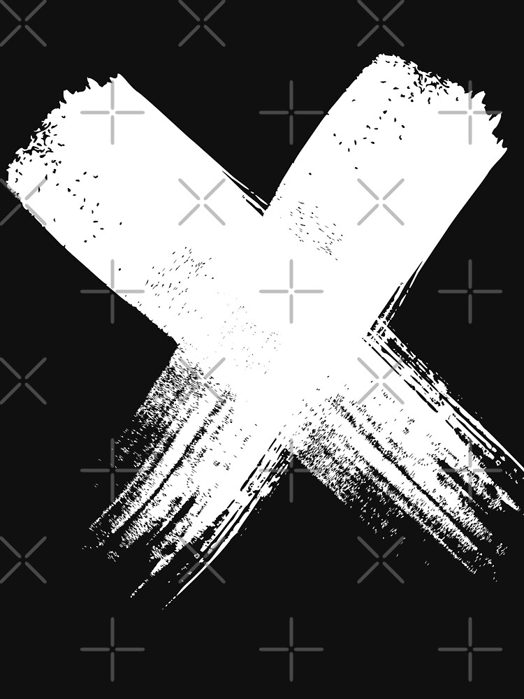 "Big X - Crossed Out Design" T-shirt by Drugaya | Redbubble