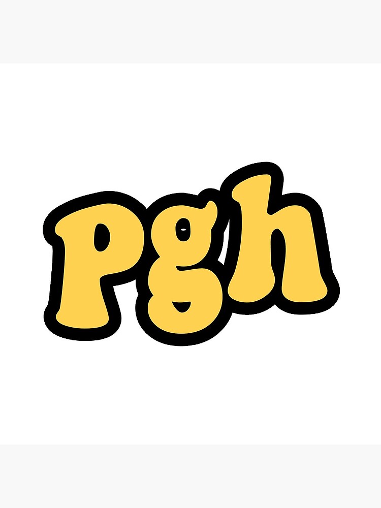"pgh " Art Print for Sale by karsendamon | Redbubble