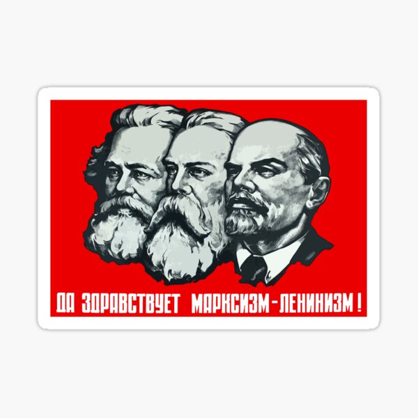 Long Live Marxism Stickers | Redbubble