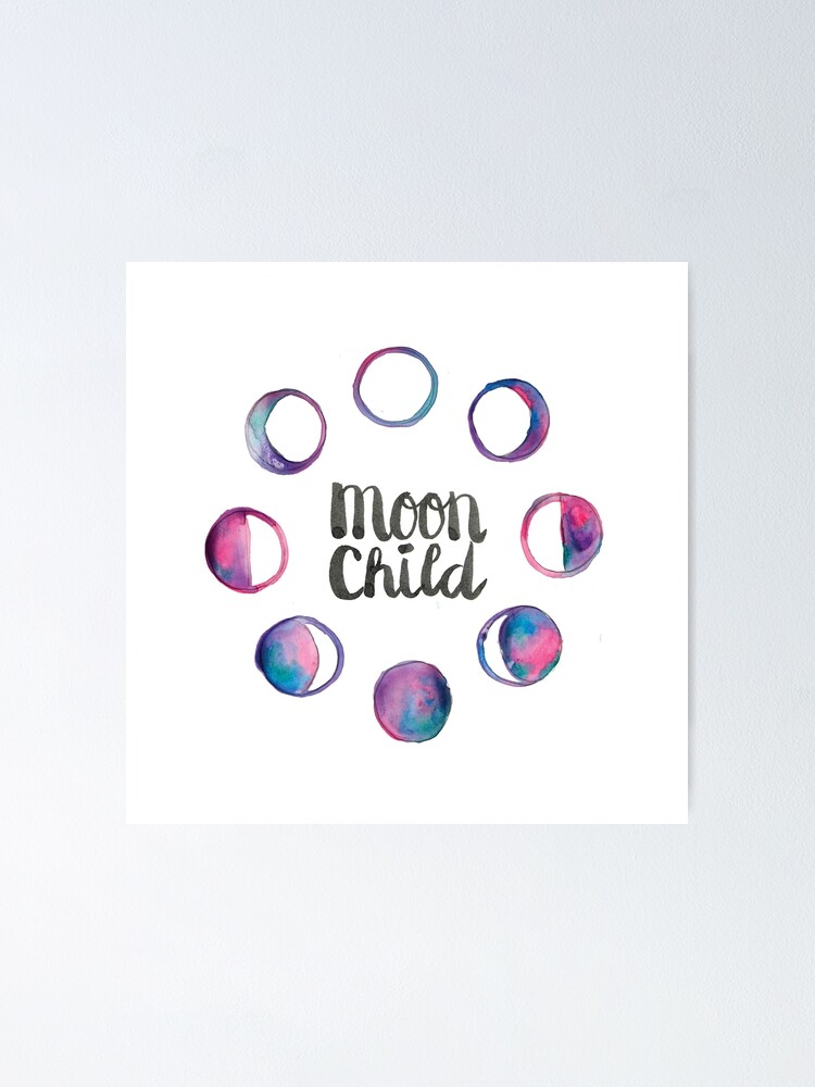 "Moon child" Poster by janine-r8 | Redbubble