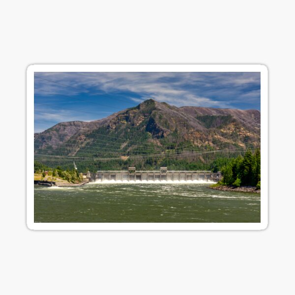 "Bonneville Lock and Dam" Sticker for Sale by jforno | Redbubble