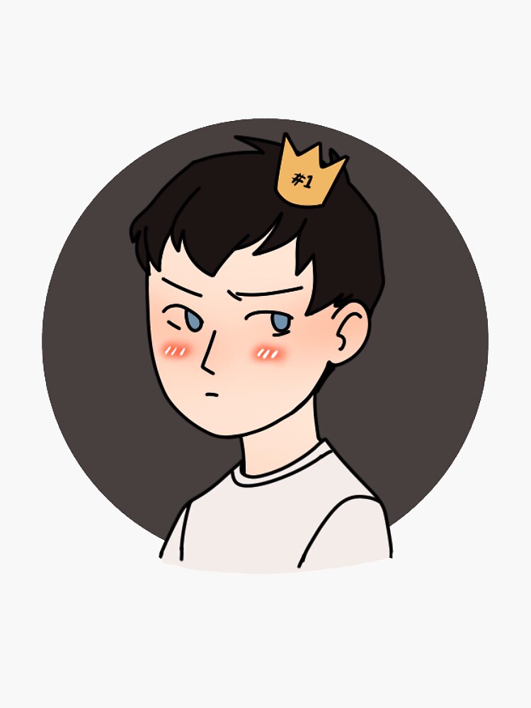 "Blushing Kageyama Tobio Haikyuu" Sticker for Sale by 45seals | Redbubble