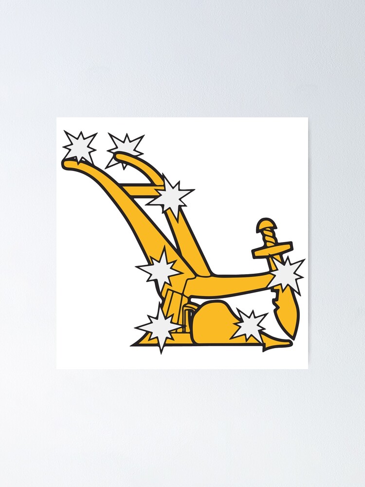 "Starry Plough" Poster by KulakPosting | Redbubble