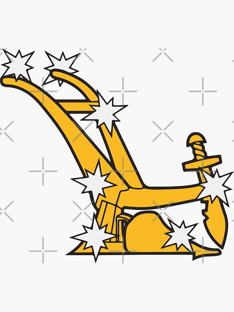 "Starry Plough" Sticker for Sale by KulakPosting | Redbubble