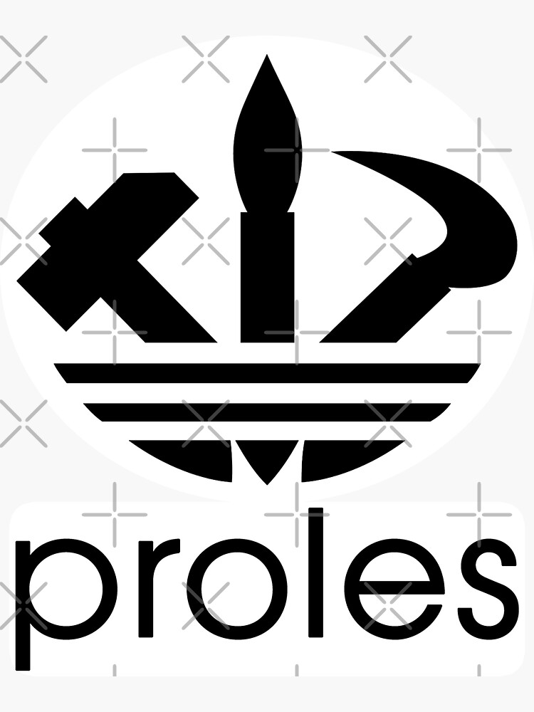 "Proles" Sticker by KulakPosting | Redbubble