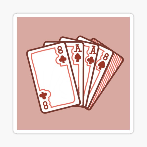 Dead Mans Hand Stickers | Redbubble
