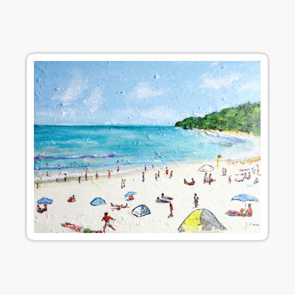 "Noosa Vacation" Sticker by gillsart | Redbubble