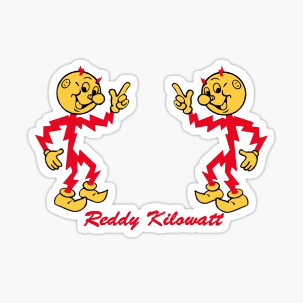 Reddy Kilowatt Stickers | Redbubble