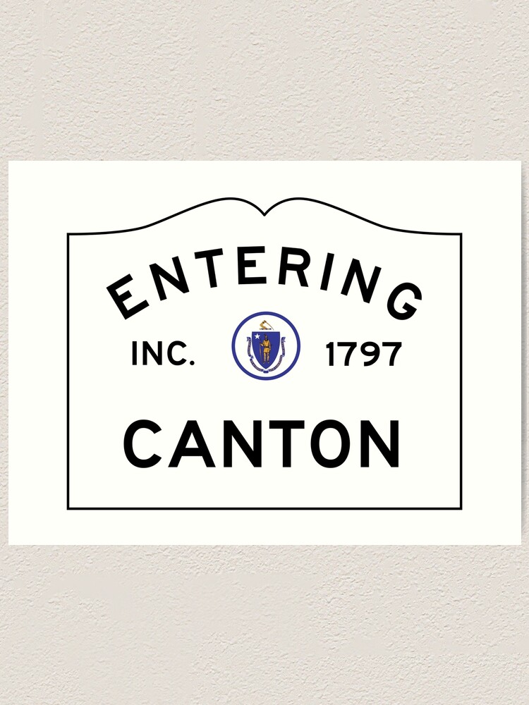 "Entering Canton Massachusetts - Commonwealth of Massachusetts Road ...