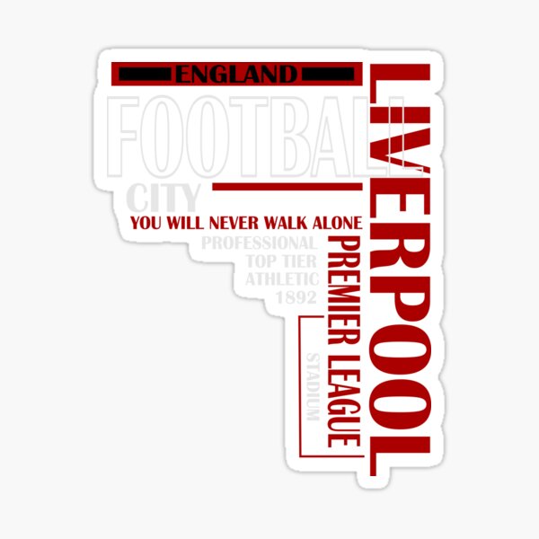 "LIVERPOOL" Sticker for Sale by Vienna15 | Redbubble