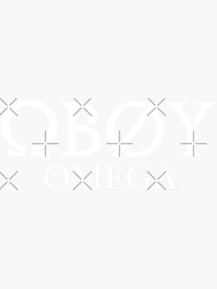 "Oboy" Sticker for Sale by HouseofBalloon | Redbubble