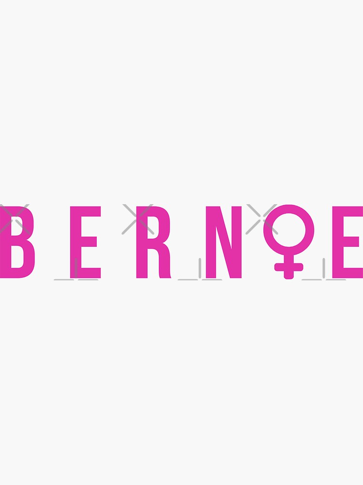 "Hot girls for Bernie" Sticker for Sale by ApparelFactory | Redbubble