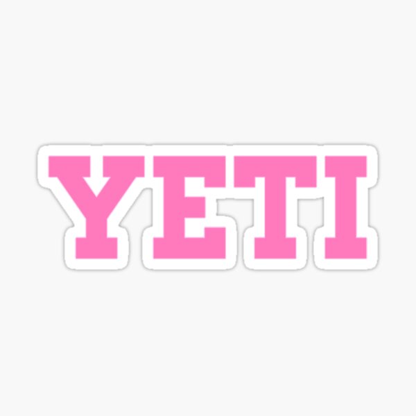 "Yeti" Sticker for Sale by fh154313 | Redbubble