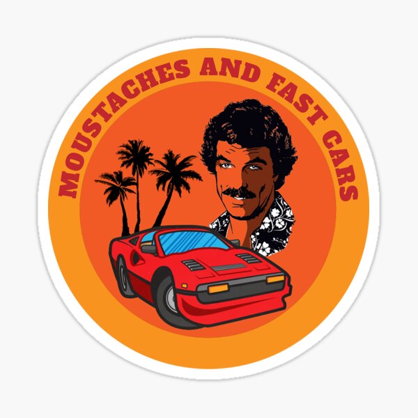 "Hawaii Ferrari Magnum - Funny Moustache Macho Man - PI - Private ...