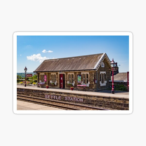 "Settle station" Sticker by Millysuewood | Redbubble