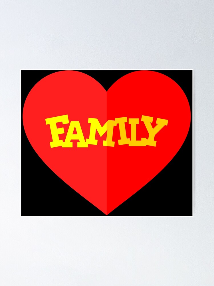 "Family" Poster for Sale by TheArtism | Redbubble