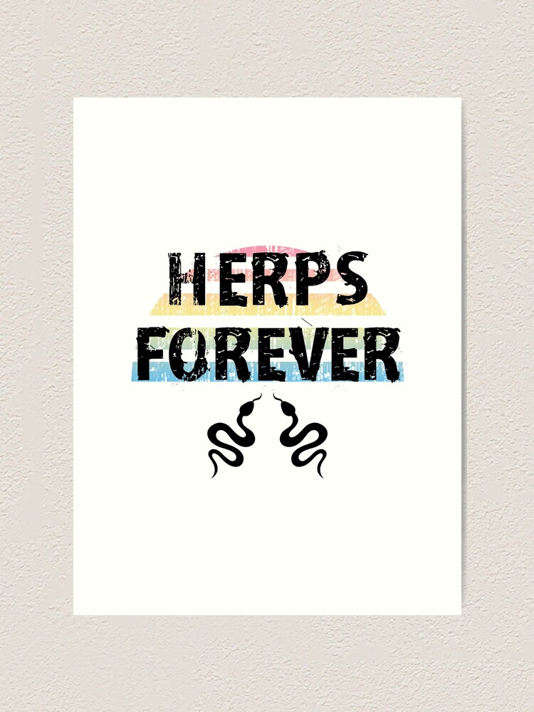 "Herps forever. Let's talk about reptiles. Best funny gifts for ...