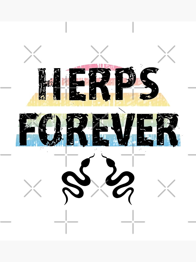 "Herps forever. Let's talk about reptiles. Best funny gifts for ...