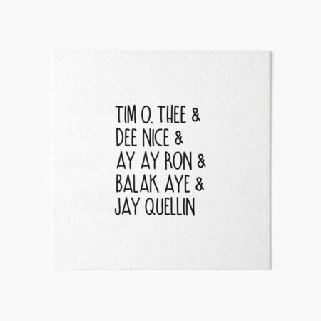 "Tim O. Thee & Dee Nice & Ay Ay Ron & Balak Aye & Jay Quellin" Art ...