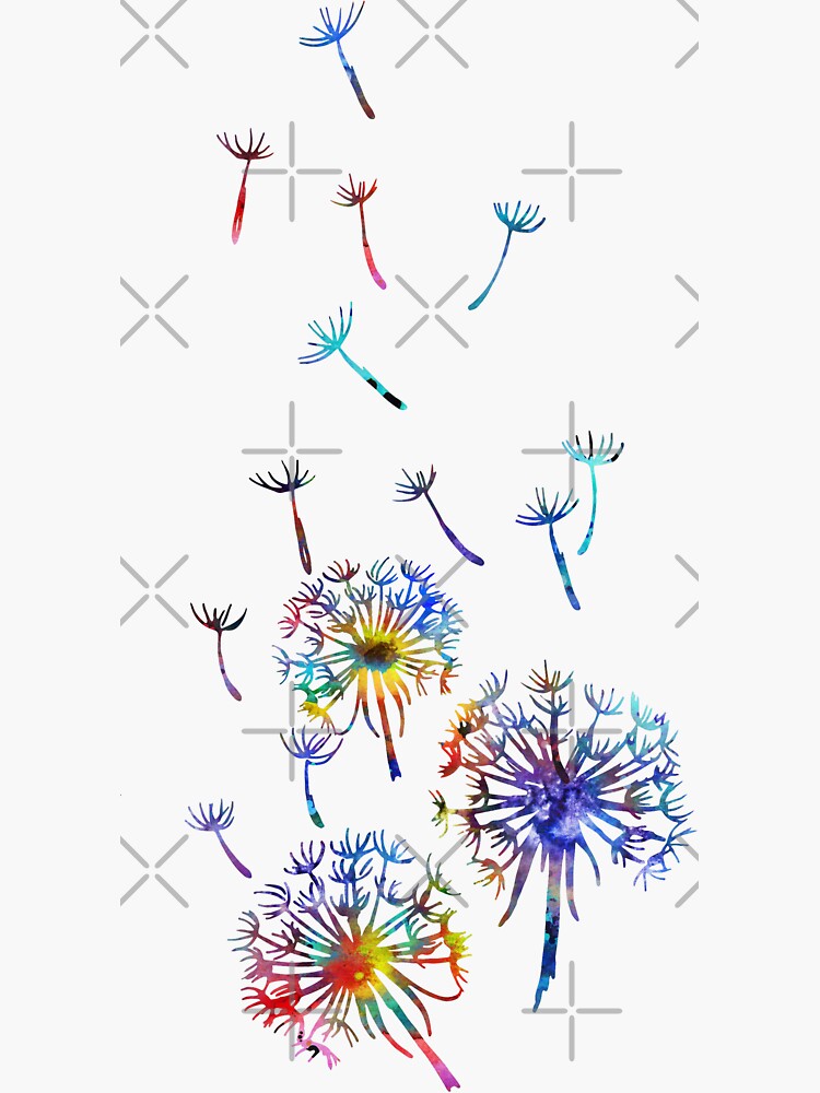 "Dandelion" Sticker for Sale by Rosaliartbook | Redbubble