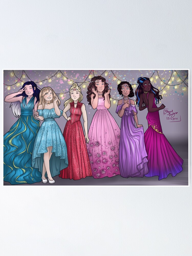 "Kotlc Girls in Winnowing Gala Outfits" Poster for Sale by AgentEmily ...