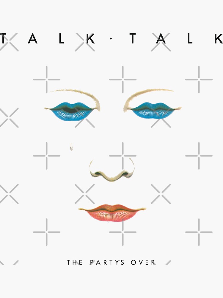 "Talk Talk 80s iconic synthpop band" Sticker by Alessandra-C | Redbubble
