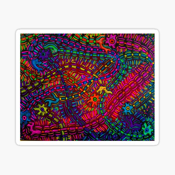 "Neuronal Network" Sticker for Sale by hansonsanatomy | Redbubble