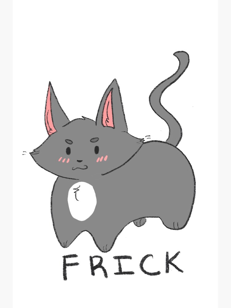 "FRICK" Sticker for Sale by AcuteWolfie | Redbubble