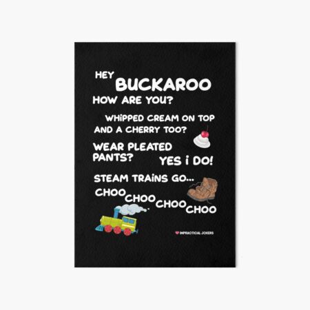 "Hey Buckaroo" Art Board Print for Sale by kittfoxx | Redbubble