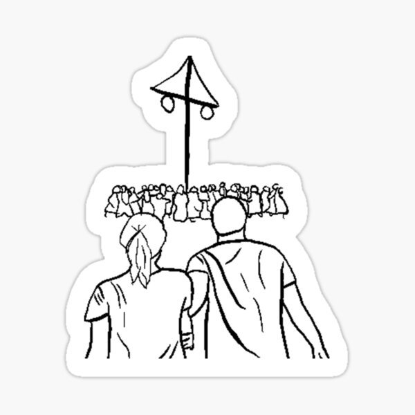 "Midsommar Symbol" Sticker for Sale by stchairgraphics | Redbubble