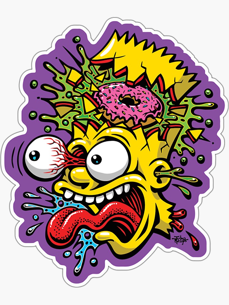 "BART" Sticker by blacklynxx | Redbubble