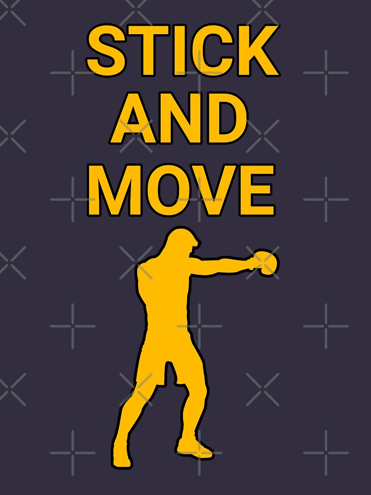 "Boxing Stick and Move" Essential T-Shirt for Sale by Lucky-Devil ...