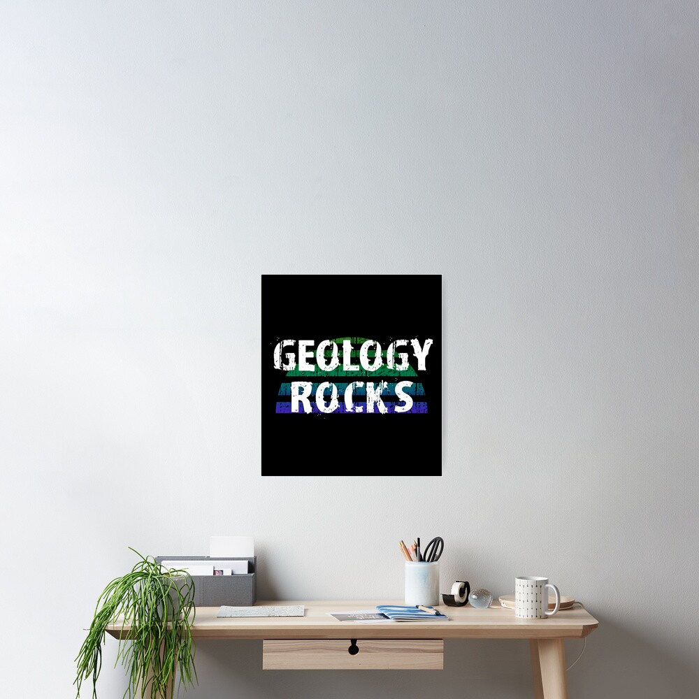 Póster «Geología rocas. El mejor geólogo, el mejor, el más genial del ...