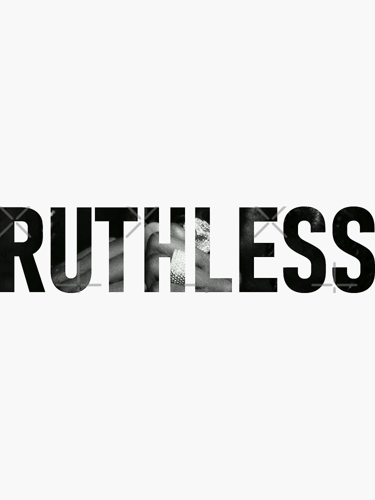 "Ruthless - Lil Tjay" Sticker for Sale by SilvaDesigns | Redbubble