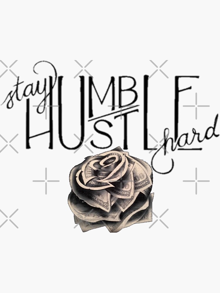 Money Rose Hustler Sticker For Sale By Getright209 Redbubble