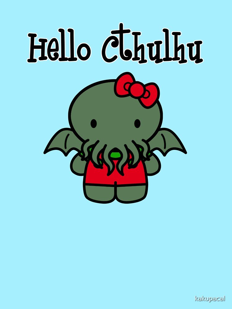 "Hello Cthulhu!" T-shirt by kakupacal | Redbubble