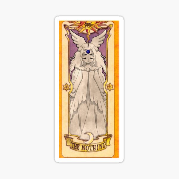 "Clow card "The Nothing"" Sticker for Sale by Sci-mpli | Redbubble