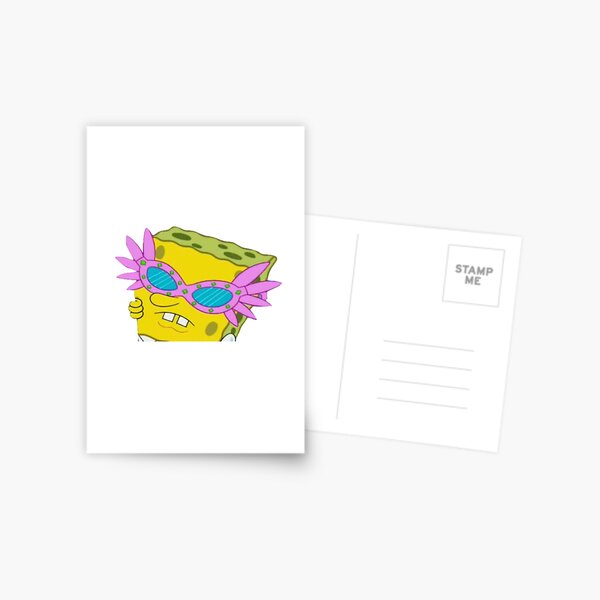 "Spongebob meme" Postcard for Sale by stickerdesignss | Redbubble