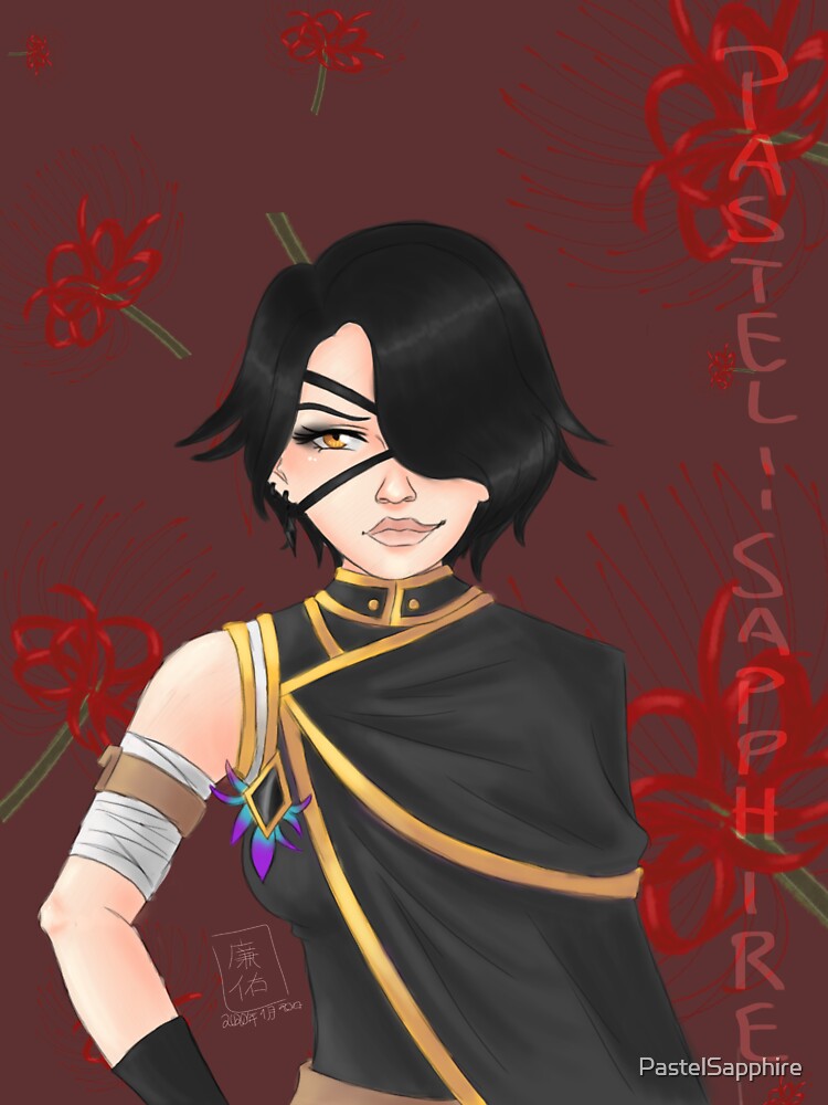 "Cinder Fall Volume 7" Sticker by PastelSapphire | Redbubble