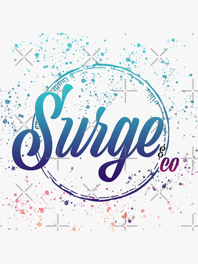 "Surge & co" Sticker for Sale by SurgeandCompany | Redbubble