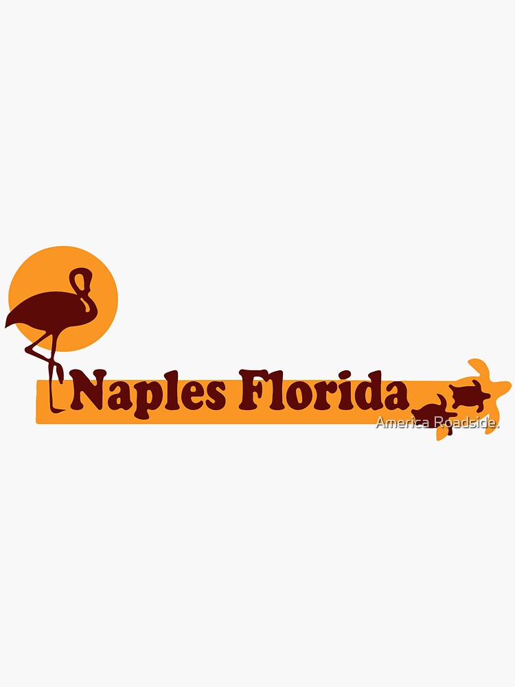 "Naples - Florida." Sticker for Sale by ishore1 | Redbubble
