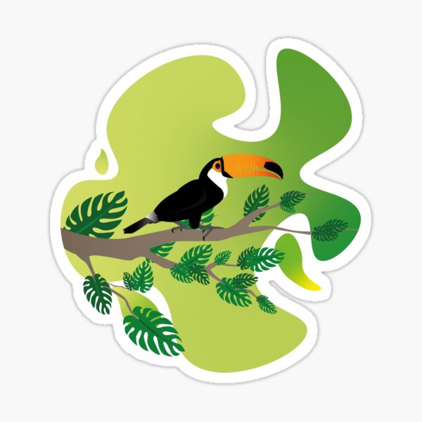 "Tucan" Sticker by SinnersMug | Redbubble