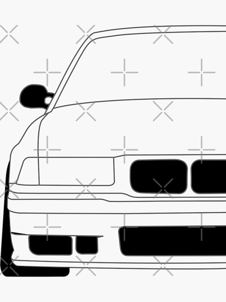 "E36" Sticker by Fritz5563 | Redbubble