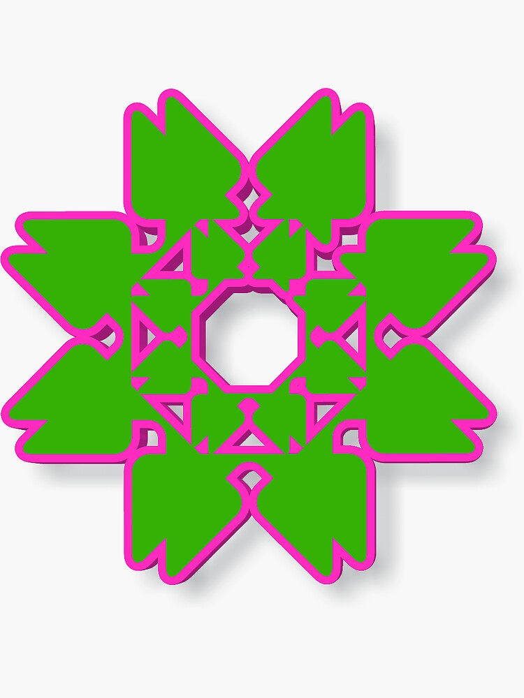 "Cool symbol" Sticker by 8952 | Redbubble