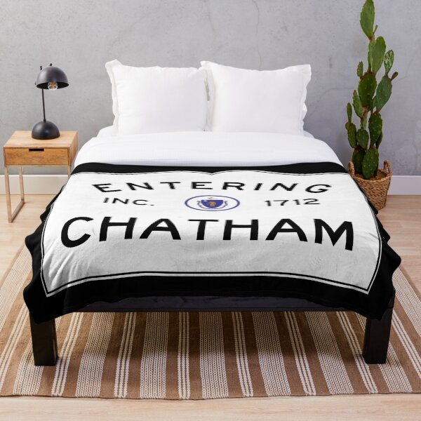 "Entering Chatham - Commonwealth of Massachusetts Road Sign" Throw ...